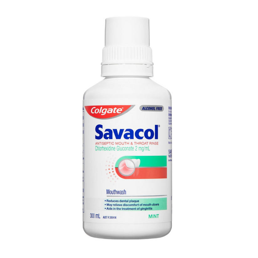 Colgate Savacol Freshmint Antiseptic Mouth and Throat Rinse - 300ml ...